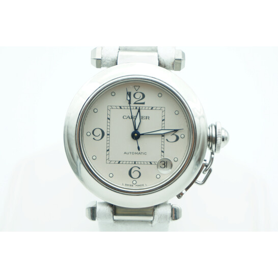 Cartier Pre-owned Cartier Pasha de Cartier Automatic White Dial Men's Watch 2324 - Pre-Owned ...