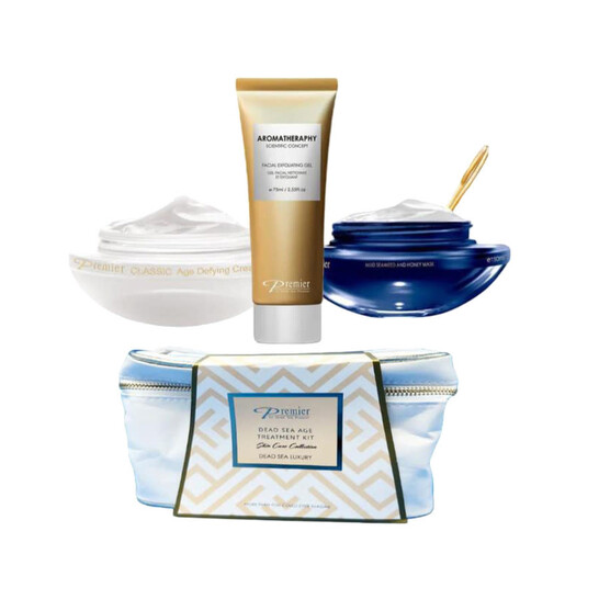 Premier Luxury Skin Care Ladies Dead Sea Age Treatment Kit Gift Set ...