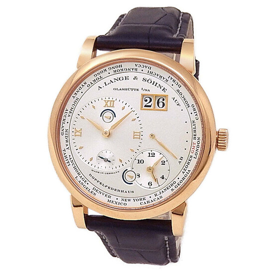 A. Lange & Sohne Pre-owned A. Lange & Sohne Lange 1 Time Zone GMT ...