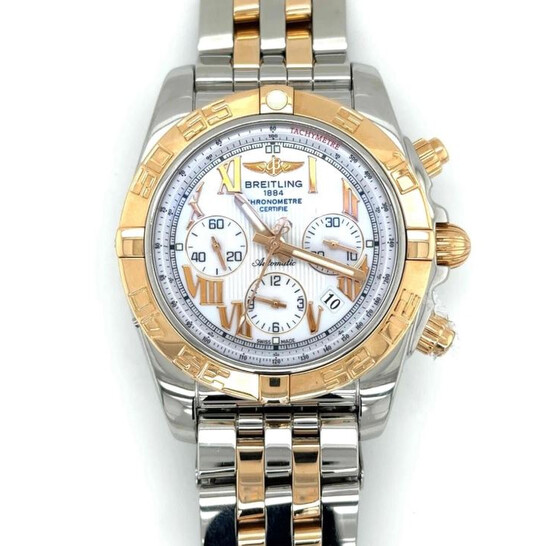 Breitling Pre-owned Breitling Chronomat Chronograph Automatic Mother of Pearl Dial Men's Watch ...