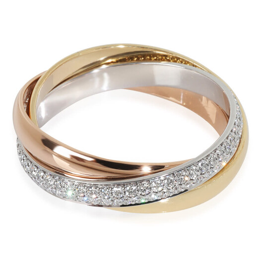 Cartier Pre-Owned Cartier Diamond Small Model Trinity Ring 146948 - Pre ...