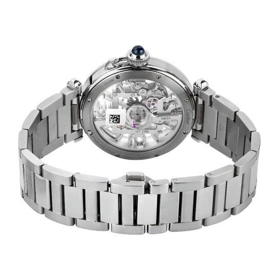 Cartier Pre-owned Cartier Pasha Transparent Dial Men's Watch WHPA0007 ...