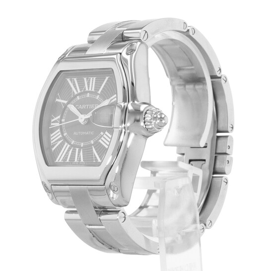 Cartier Pre-owned Cartier Roadster Automatic Black Dial Men's Watch ...