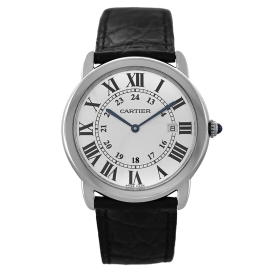 Cartier Pre-owned Cartier Ronde Solo Quartz Silver Dial Unisex Watch ...