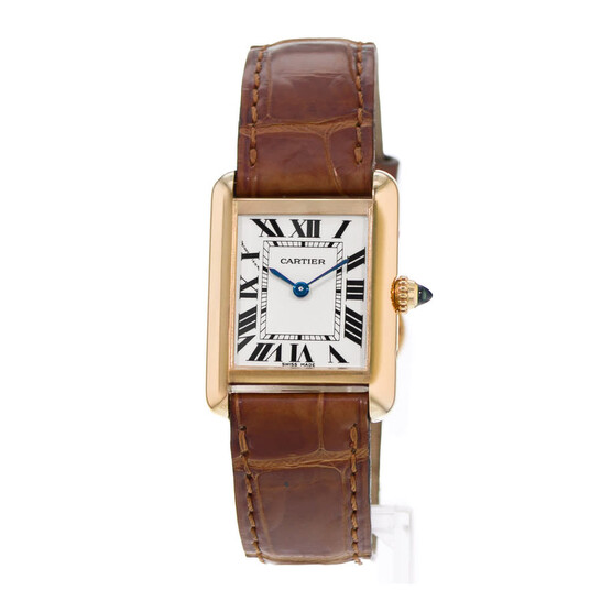 Cartier Pre-owned Cartier Tank Louis Quartz Silver Dial Ladies Watch ...