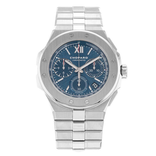 Chopard Pre-owned Chopard Alpine Eagle Chronograph Blue Dial Men's ...