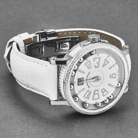 Franck Dubarry Pre-owned Franck Dubarry Crazy Balls White Dial Ladies ...