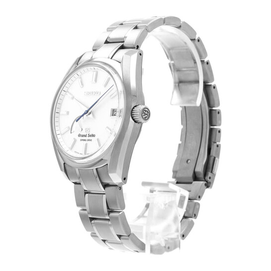 Grand Seiko Pre-owned Grand Seiko Spring Drive Automatic White Dial Men ...