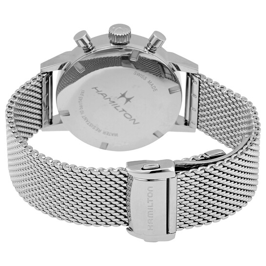 Hamilton Pre-owned Hamilton Intra-Matic Chronograph Hand Wind Silver ...