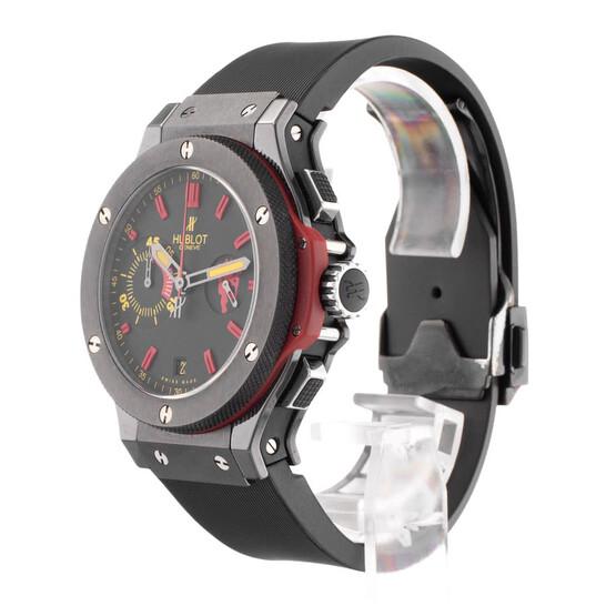 Hublot Pre-owned Hublot Big Bang 44 Mm Automatic Black Dial Men's Watch ...