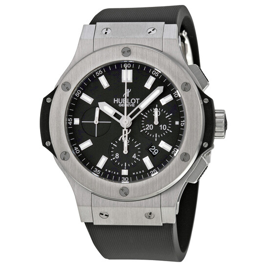 Hublot Pre-owned Hublot Big Bang Chronograph Black Dial Men's Watch 301.SX.1170.RX - Jomashop