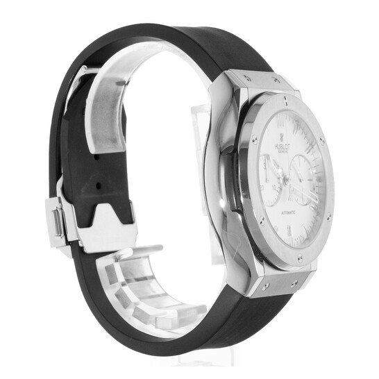 Hublot Pre-owned Hublot Classic Fusion Chronograph Silver Dial Men's ...