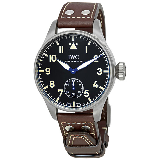 IWC Pre-owned IWC Big Pilot's Heritage Black Dial Men's Watch IW510301 ...