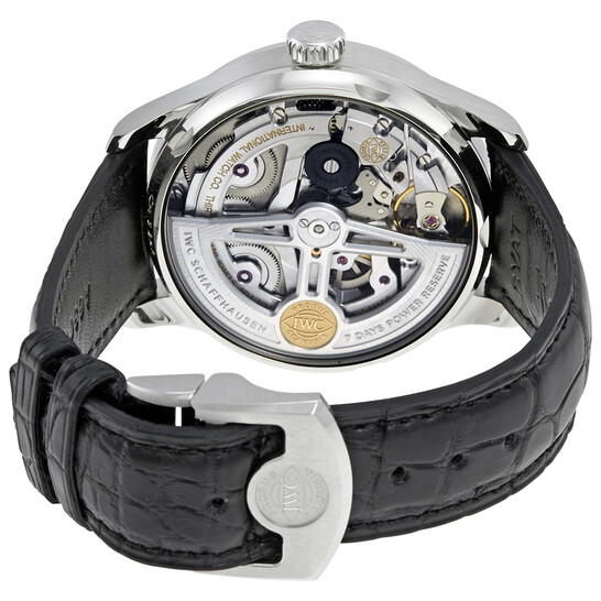 IWC Pre-owned IWC Portugieser Blue Dial Men's Watch IW500710 ...