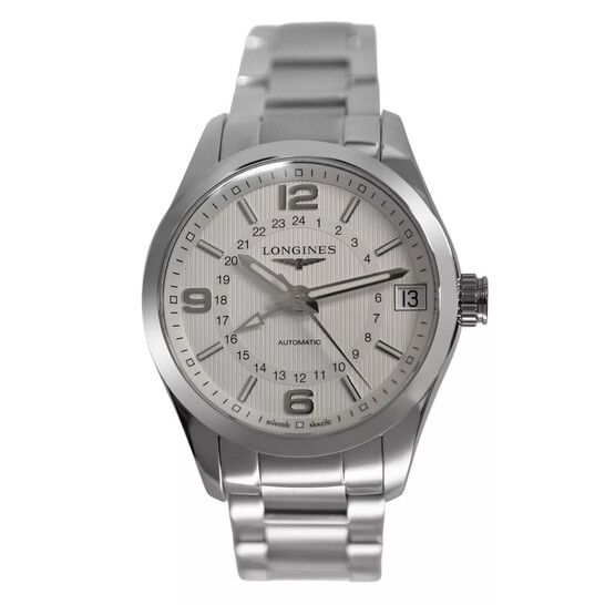 Longines Pre-owned Longines Conquest Classic Automatic White Dial Men's ...