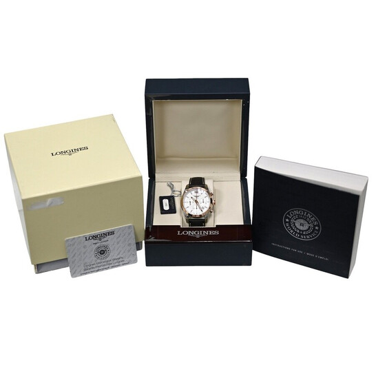 Longines Pre-owned Longines Conquest Classic Chronograph White Dial Men ...