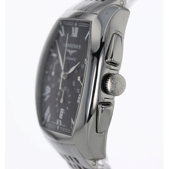 Longines Pre-owned Longines Evidenza Chronograph Black Dial Men's Watch L2.643.4.51.6 - Longines ...