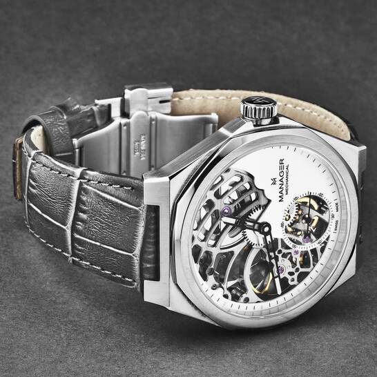 Manager Pre-owned Manager Revolution White Dial Men's Watch MAN-RM-04 ...