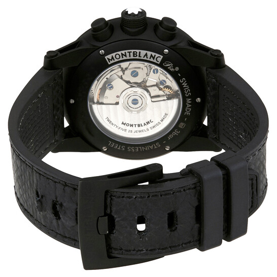 Montblanc Pre-owned Montblanc Timewalker Extreme Chronograph Black Dial ...