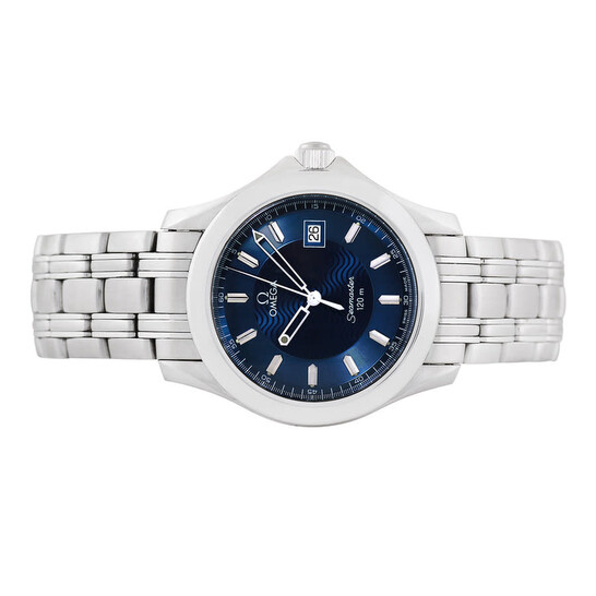 Omega Pre-owned Omega Seamaster Quartz Blue Dial Men's Watch 2511.81 ...