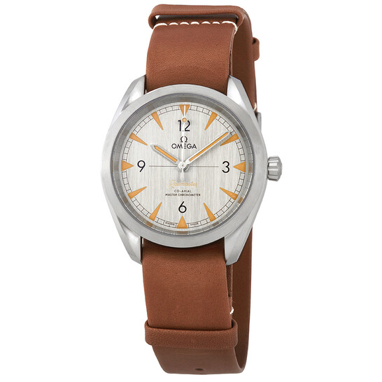 Omega Pre-owned Omega Seamaster Railmaster Brushed Grey Dial Automatic ...