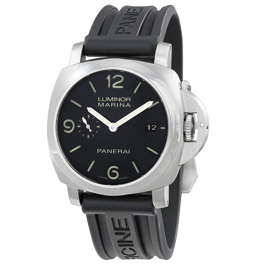Panerai Pre-owned Panerai Luminor 1950 Automatic Black Dial Men's Watch ...