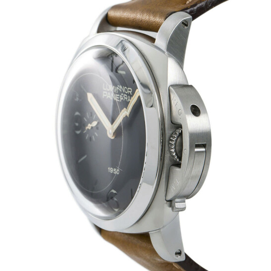 Panerai Pre-owned Panerai Luminor 1950 Black Dial Men's Watch PAM00127 ...