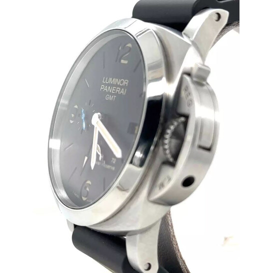 Panerai Pre-owned Panerai Luminor 1950 GMT Black Dial Men's Watch ...