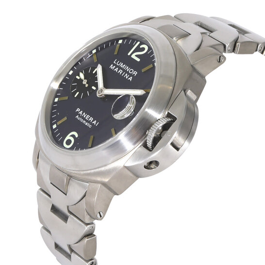 Panerai Pre-owned Panerai Luminor Automatic Grey Dial Men's Watch ...