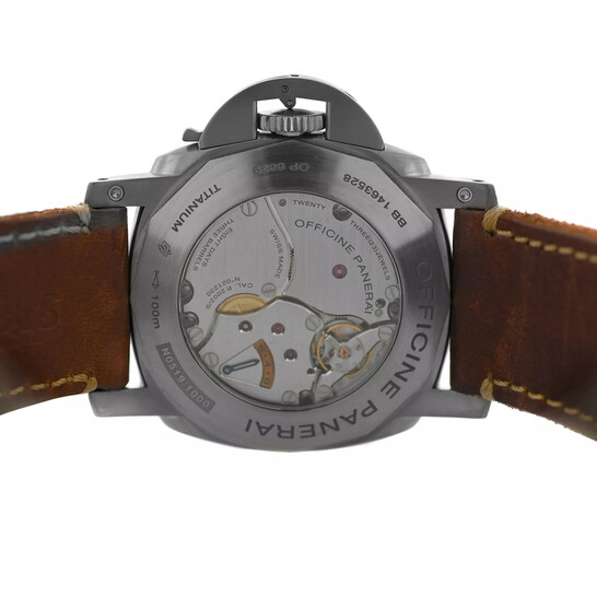 Panerai Pre-owned Panerai Luminor Brown Dial Men's Watch PAM00368 - Pre ...
