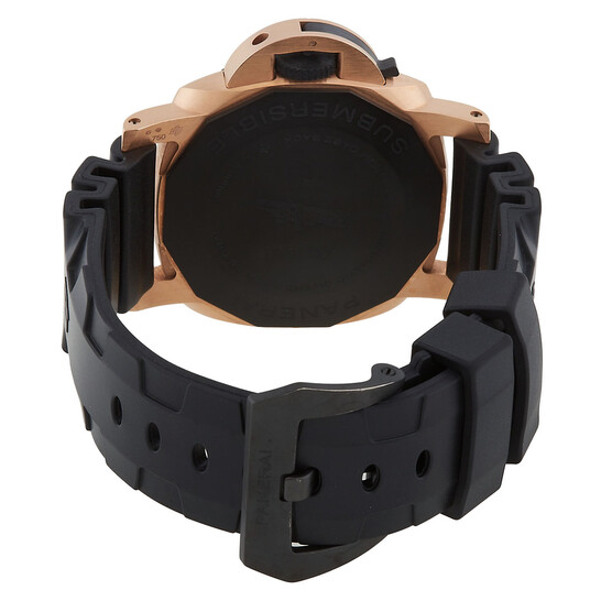 Panerai Pre-owned Panerai Submersible Goldtech OroCarbo Automatic Black ...