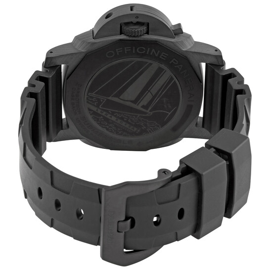 Panerai Pre-owned Panerai Submersible Luna Rossa Black Dial Men's Watch ...