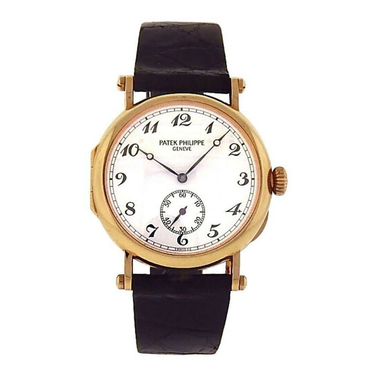 Patek Philippe Pre-owned Patek Philippe Calatrava Hand Wind White Dial ...