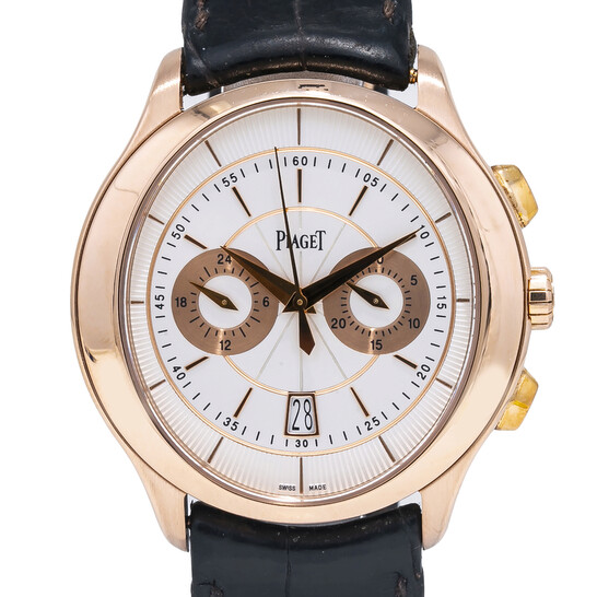 Piaget Pre-owned Piaget Black Tie Automatic White Dial Men's Watch ...