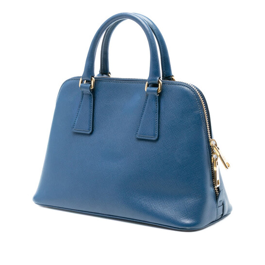 Prada Pre-owned Prada Small Saffiano Lux Promenade Satchel ...