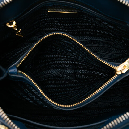 Prada Pre-owned Prada Small Saffiano Lux Promenade Satchel ...
