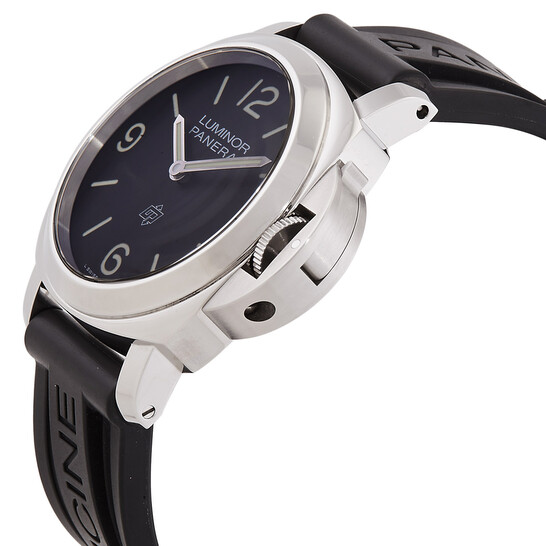 Panerai Pre-owned Pre-owned Panerai Luminor Logo Hand Wind Black Dial ...