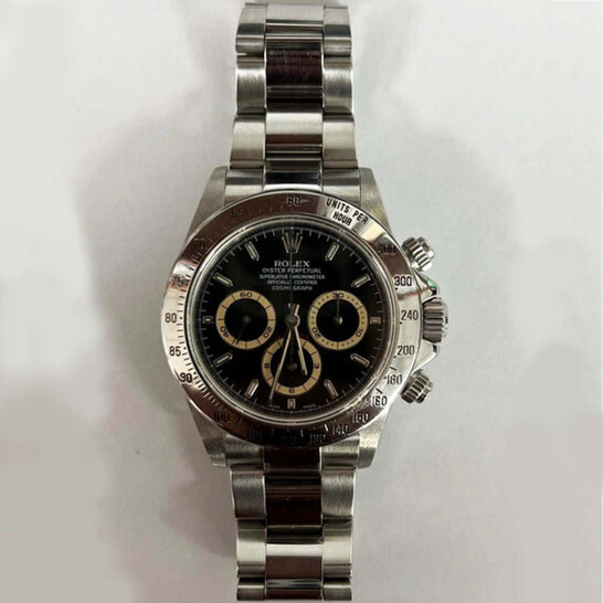 Rolex Pre-owned Rolex Cosmograph Daytona Chronograph Automatic Chronometer Black Dial Men's ...