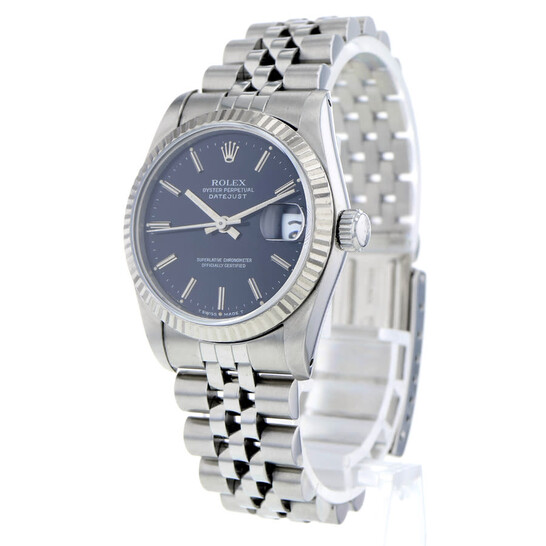 Rolex Pre-owned Rolex Datejust 31 Automatic Black Dial Ladies Watch ...