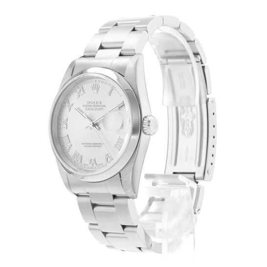 Rolex Pre-owned Rolex Datejust 36 Automatic Chronometer Grey Dial Men's ...