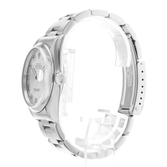 Rolex Pre-owned Rolex Datejust 36 Automatic Chronometer Grey Dial Men's ...