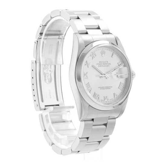Rolex Pre-owned Rolex Datejust 36 Automatic Chronometer Grey Dial Men's ...