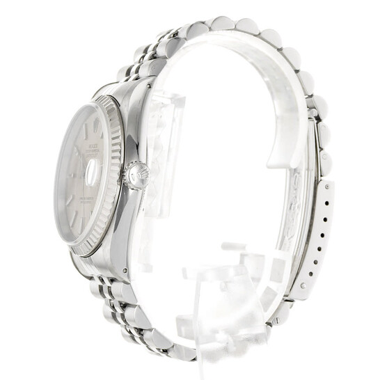 Rolex Pre-owned Rolex Datejust 36 Automatic Chronometer Silver Dial Men's Watch 16234 SSJ - Pre ...