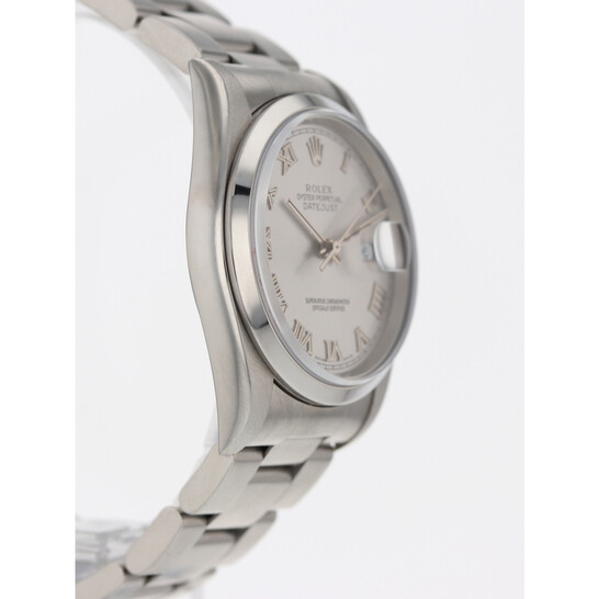 Rolex Pre-owned Rolex Datejust 36 Automatic Chronometer Silver Dial ...