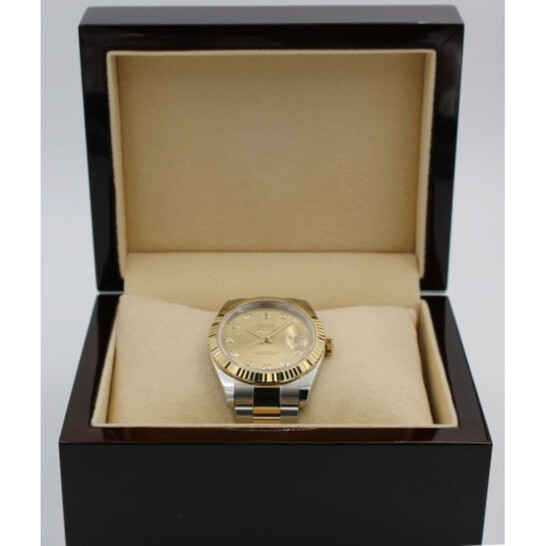 Rolex Pre-owned Rolex DateJust II Automatic Diamond Champagne Dial Men's Watch 126333 CDO - Pre ...