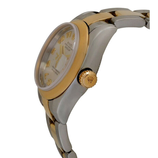 Rolex Pre-owned Rolex Datejust Silver-tone Dial Ladies Watch 179163 ...