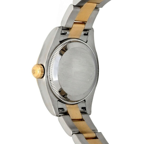 Rolex Pre-owned Rolex Datejust Silver-tone Dial Ladies Watch 179163 ...