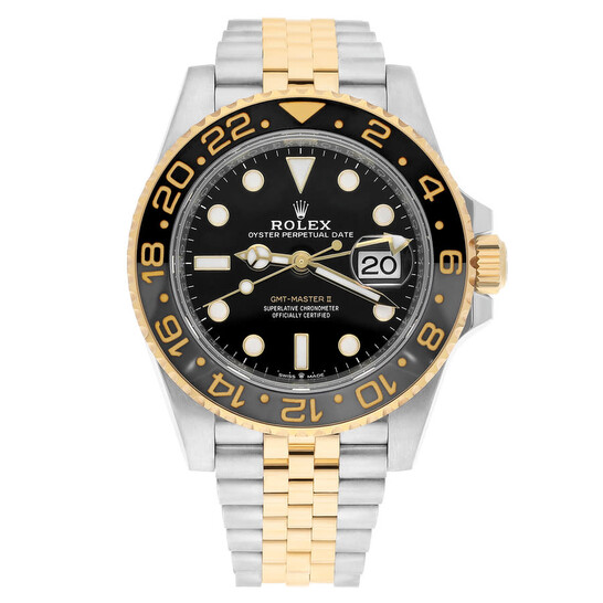 Rolex Pre-owned Rolex GMT-Master II GMT Automatic Black Dial Men's ...