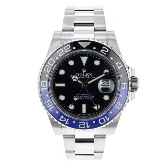 Rolex Pre-owned Rolex GMT-Master II GMT Automatic Chronometer Black ...