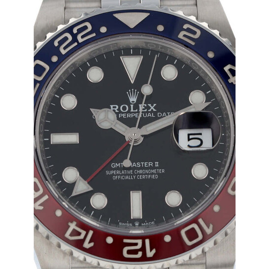 Rolex Pre-owned Rolex GMT-Master II GMT Automatic Chronometer Black ...